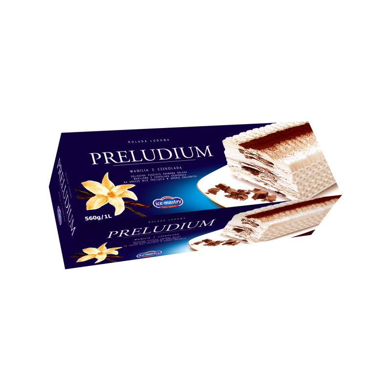 ROLADA Preludium – waniliowa z prawdziwą czekoladą Producent lodów ...